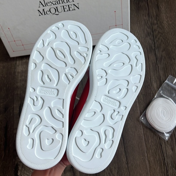 Alexander McQueen | Shoes | New Alexander Mcqueen Poppy Red Sneakers ...